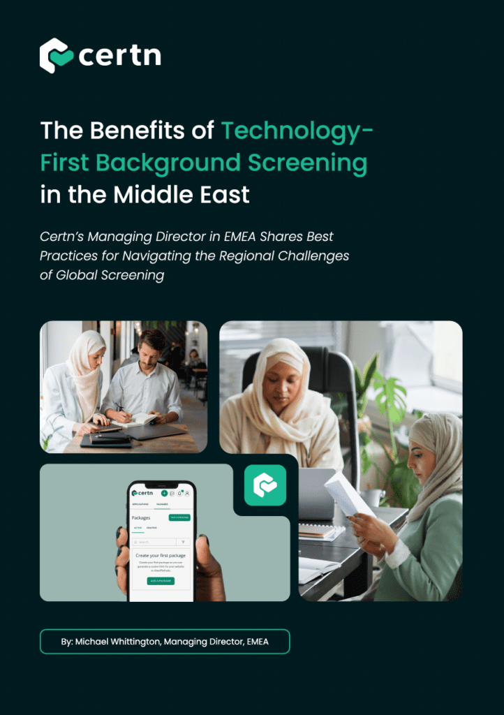 The Benefits of Technology-First Background Screening in the Middle ...